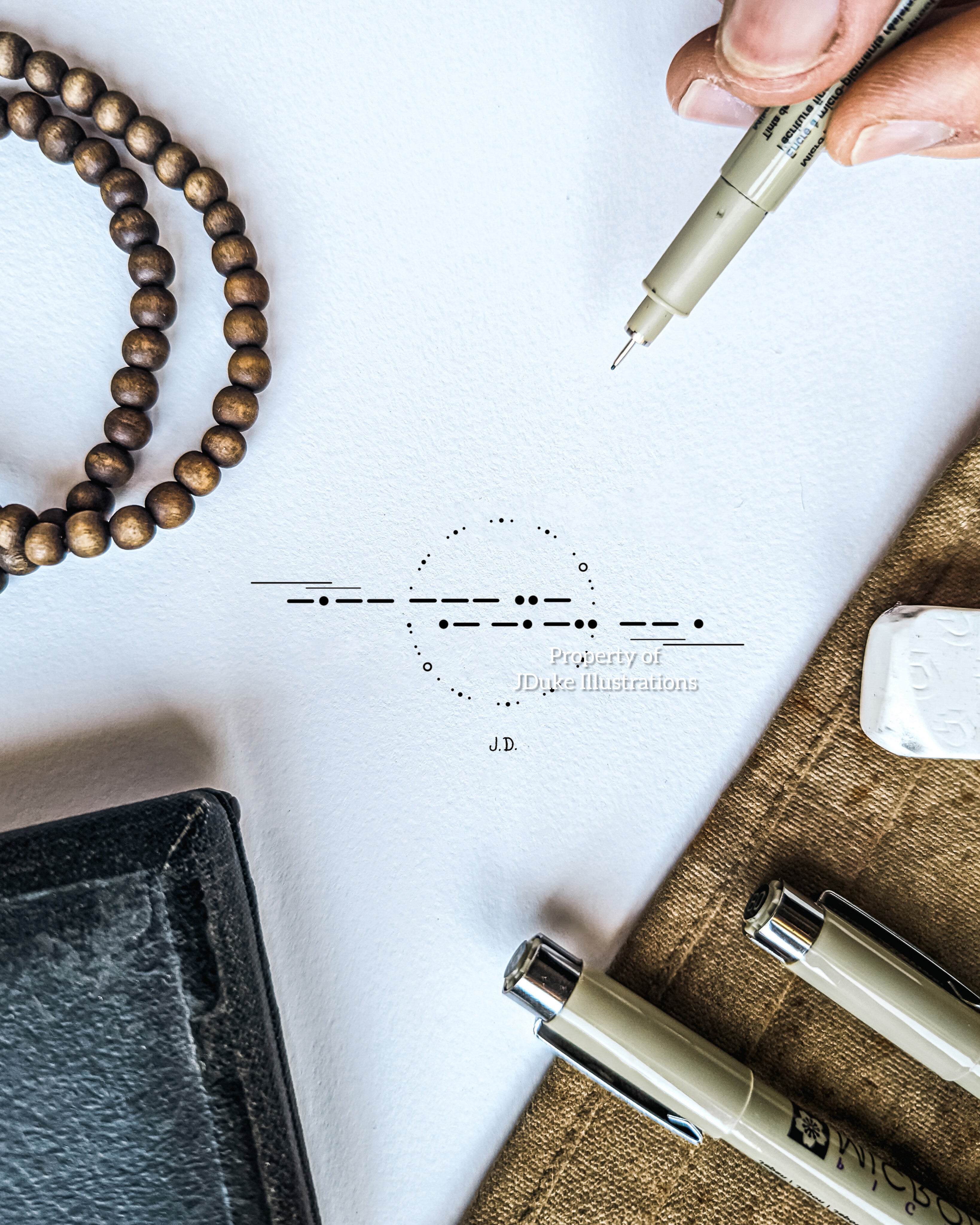 You And Me Morse Code Jd Illustrations Ltd
