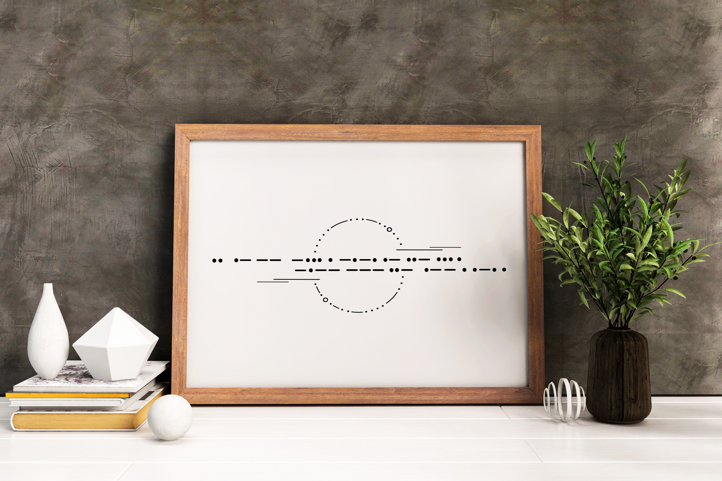 I am because you were (Morse Code) – JD Illustrations Ltd