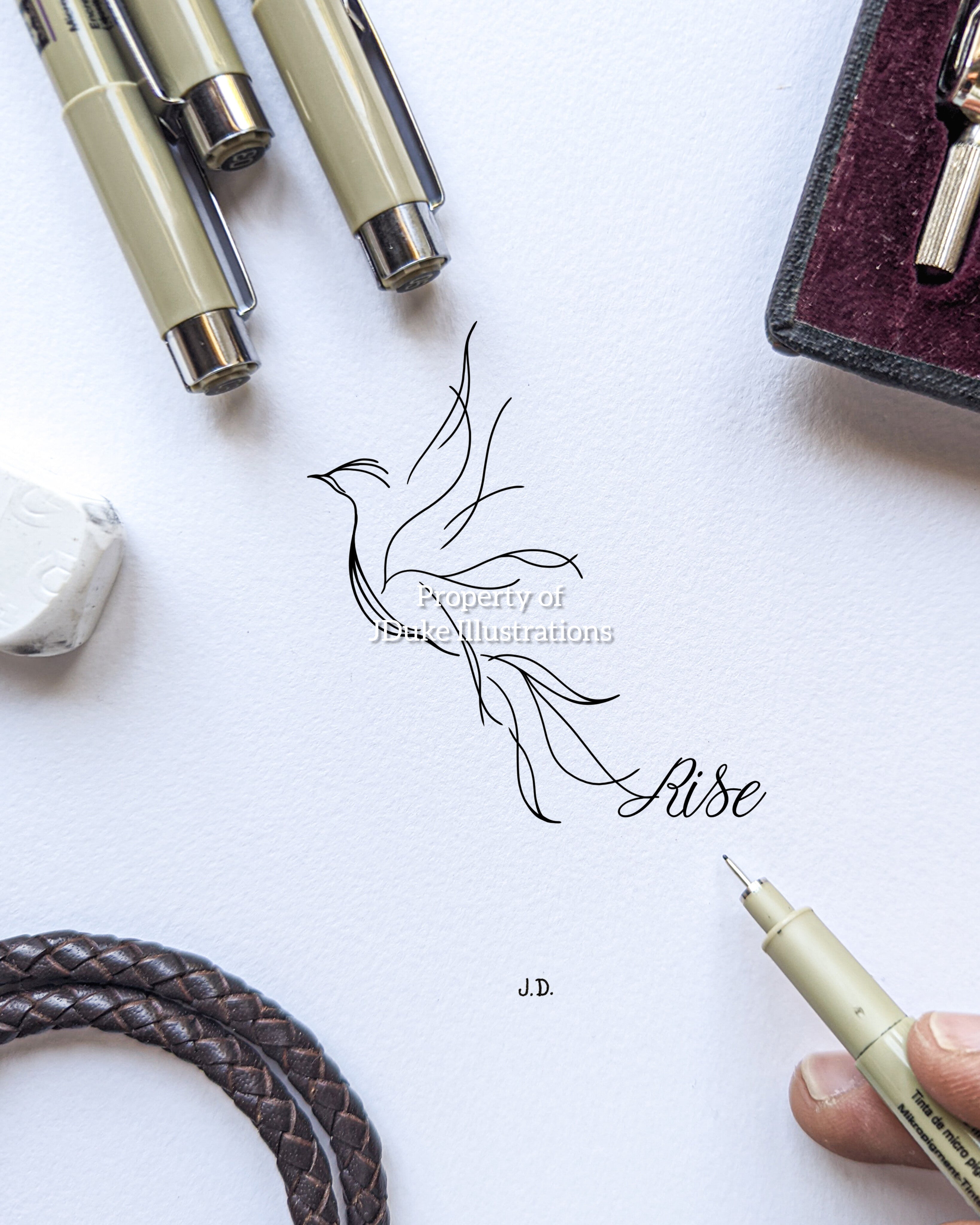 Phoenix - Rise – JD Illustrations Ltd