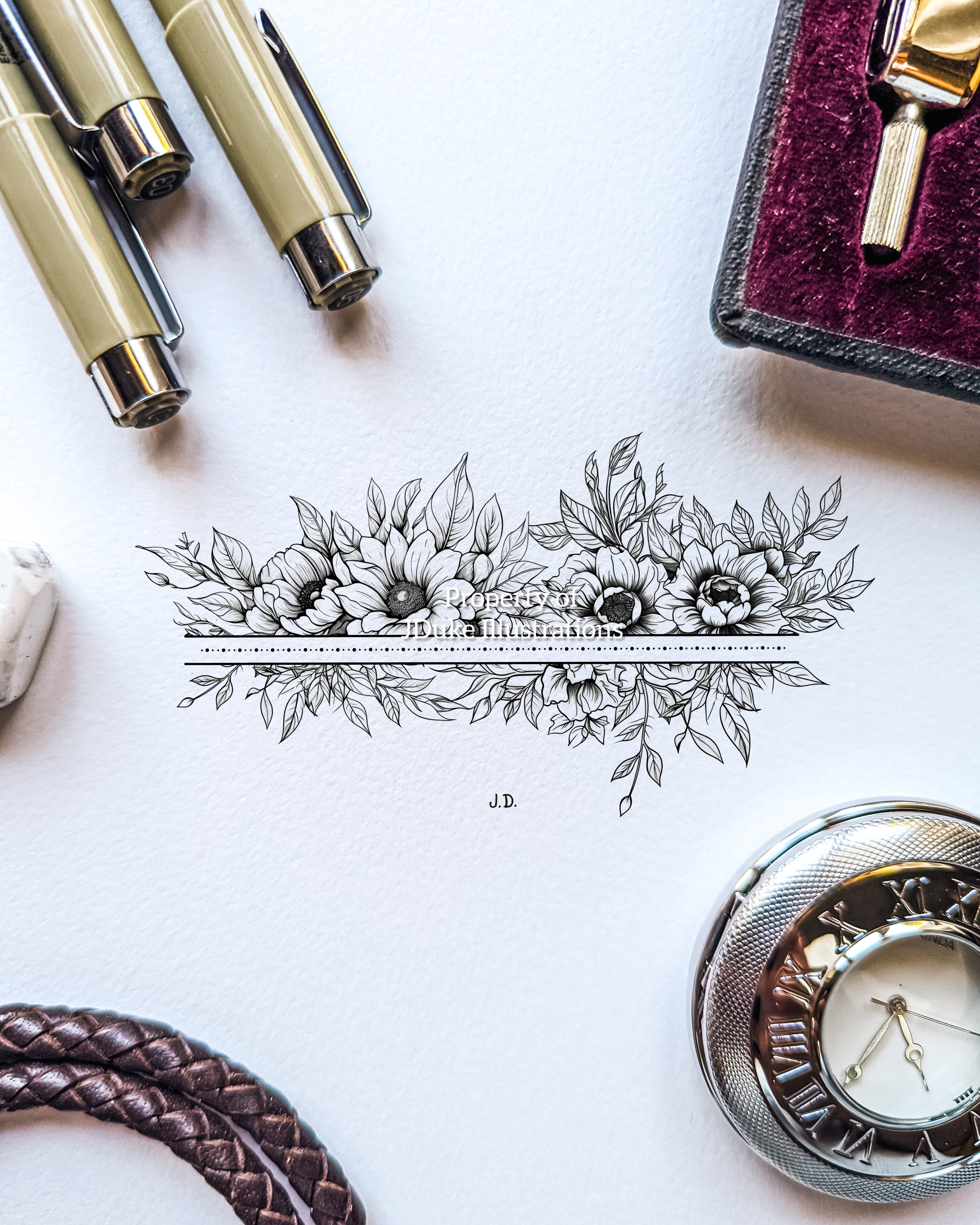 Floral Armband 1 – JDuke Illustrations