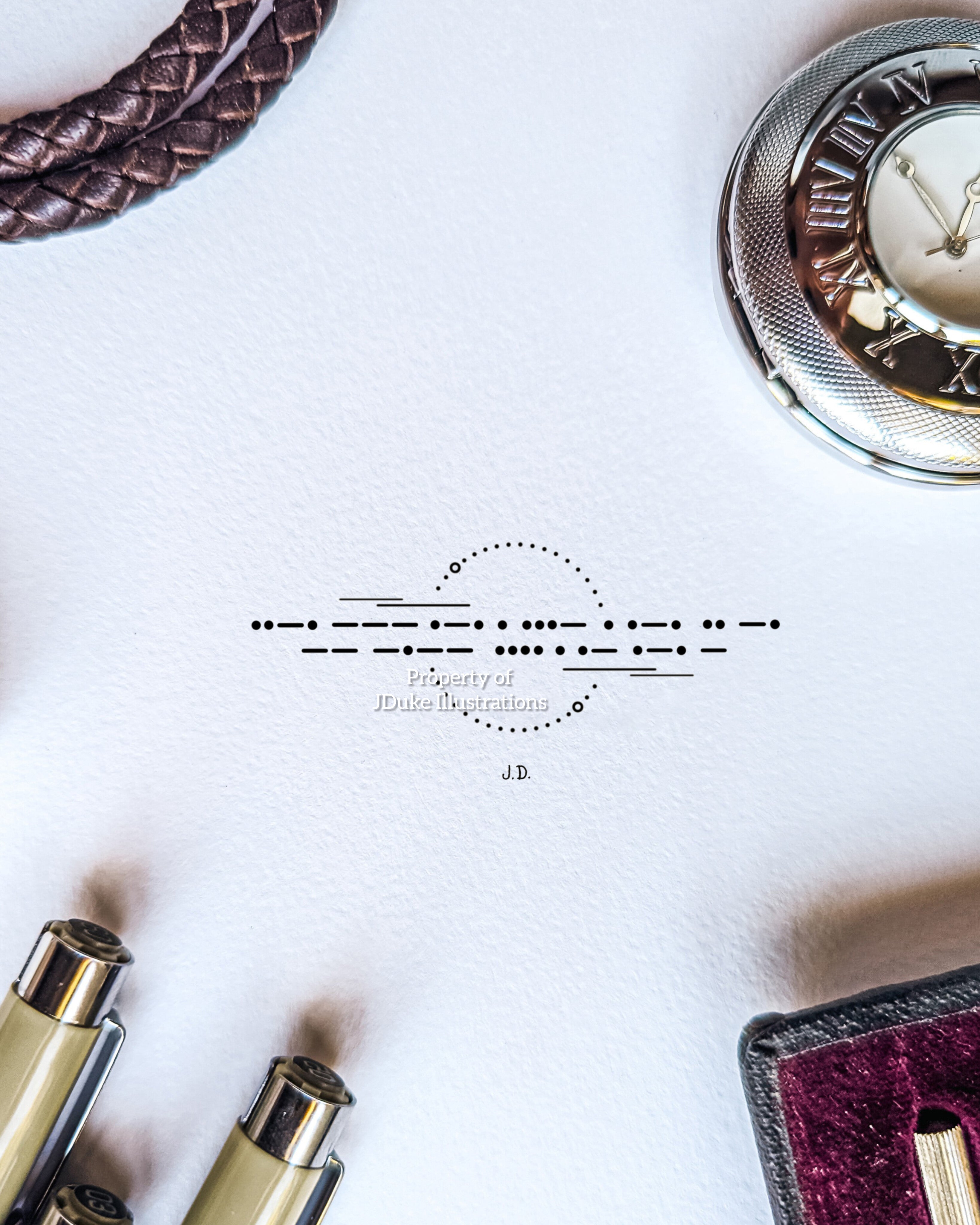 Forever in my Heart - Morse Code – JD Illustrations Ltd
