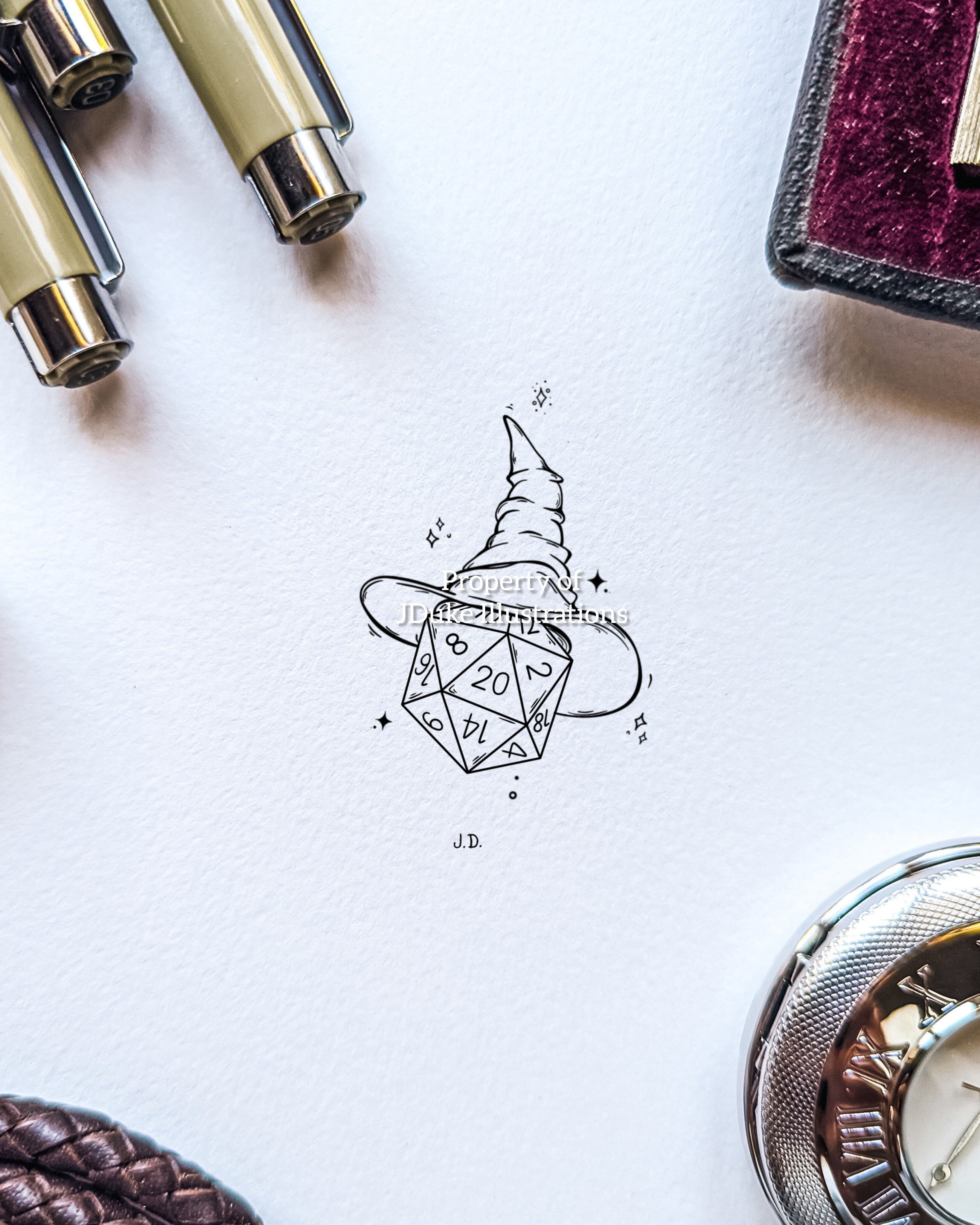 Dungeons and Dragons Inspired - Design 8 – JD Illustrations Ltd