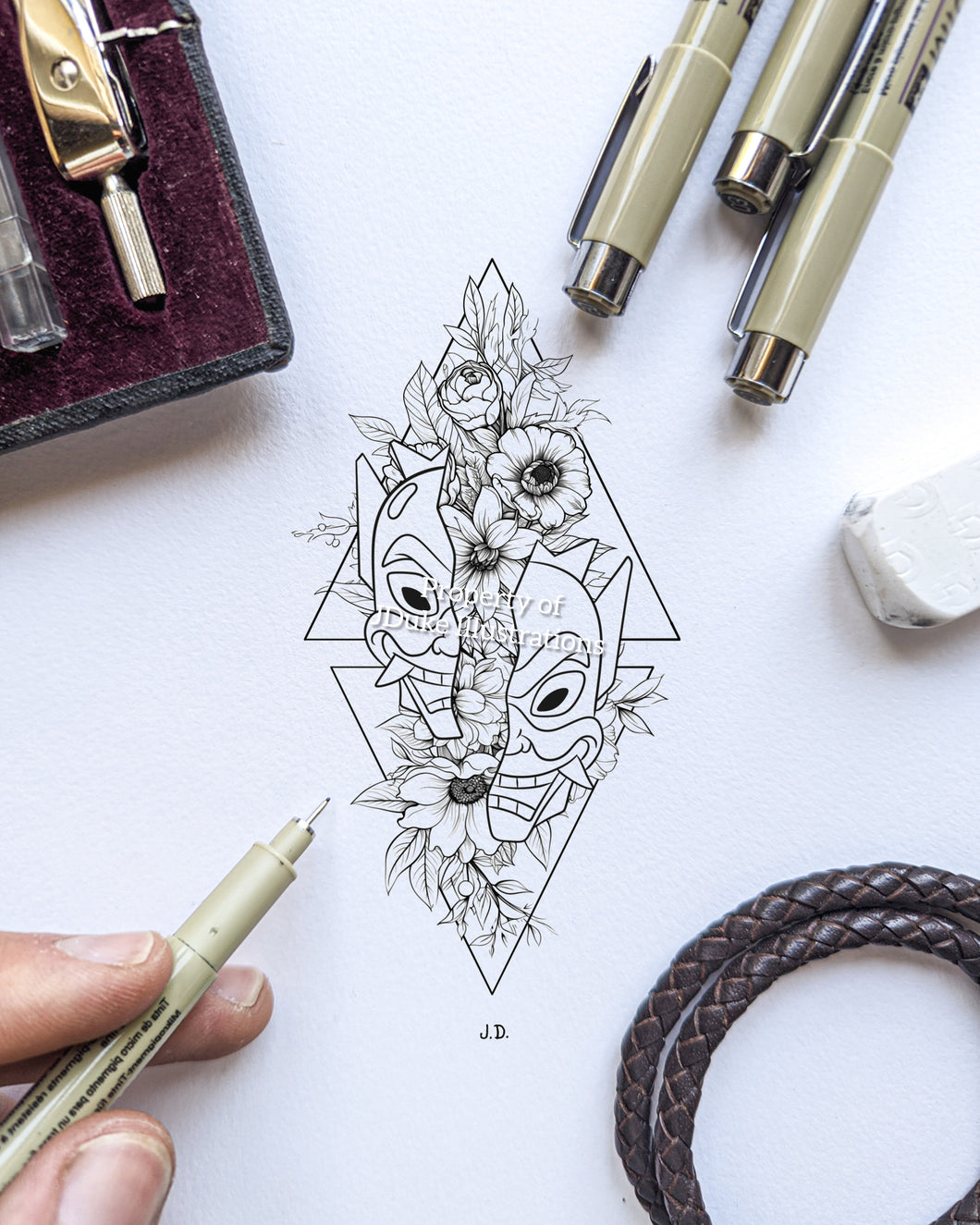 Avatar The Last Airbender Inspired - Design 8 - Spirit Mask – JD ...