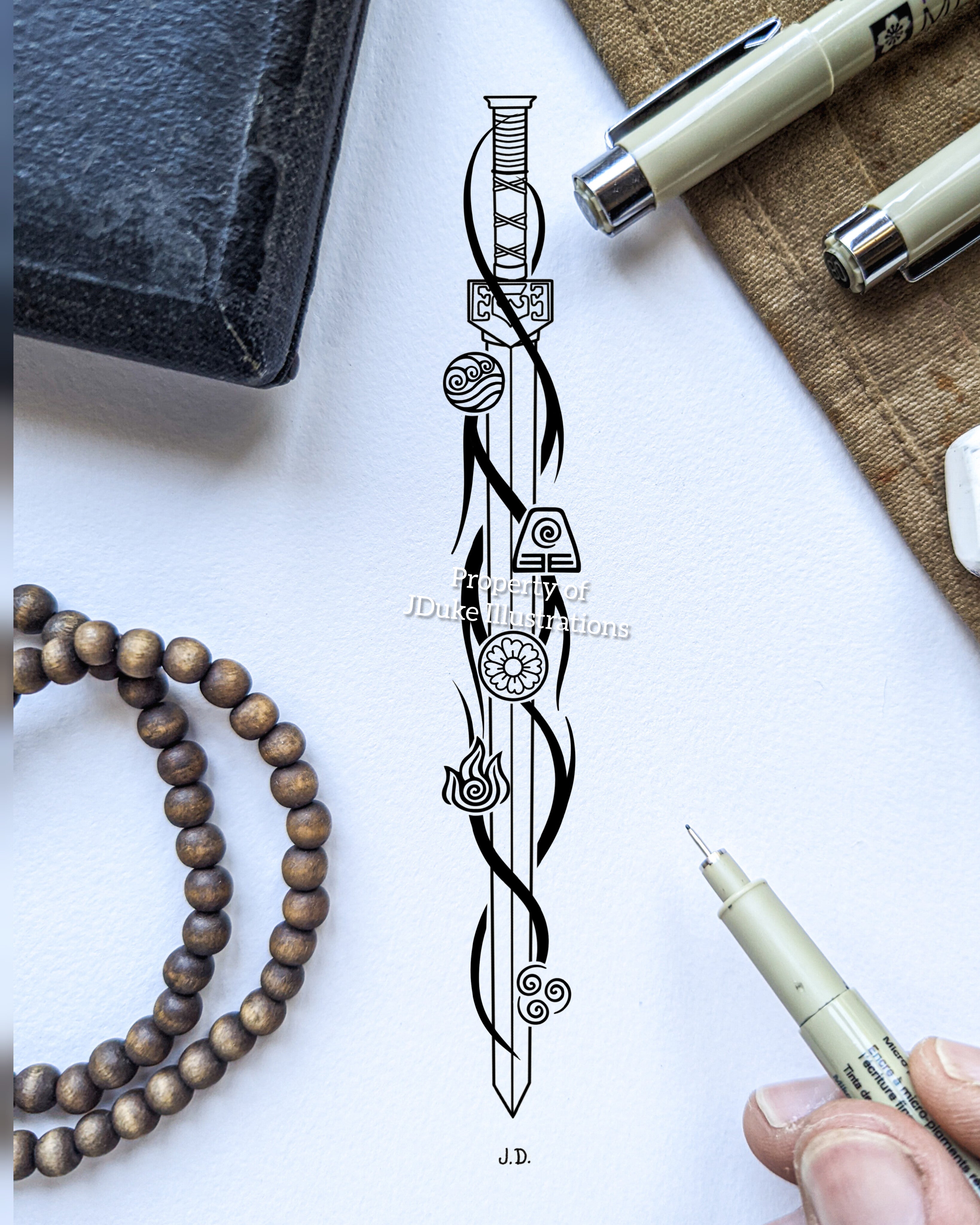 Avatar The Last Airbender Inspired - Design 4 - Sokka Sword – JD ...