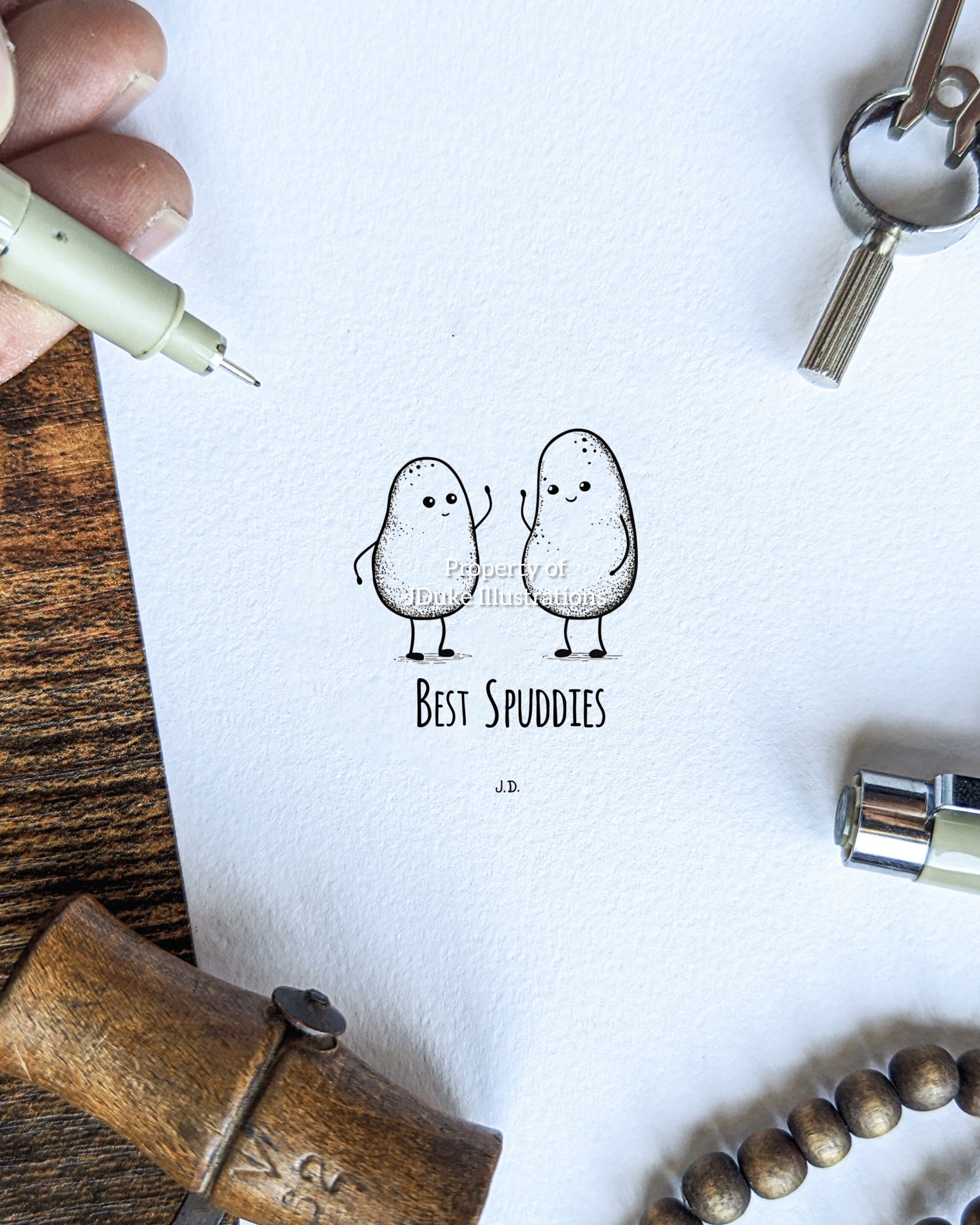 Best Spuddies (Potato) – JD Illustrations Ltd