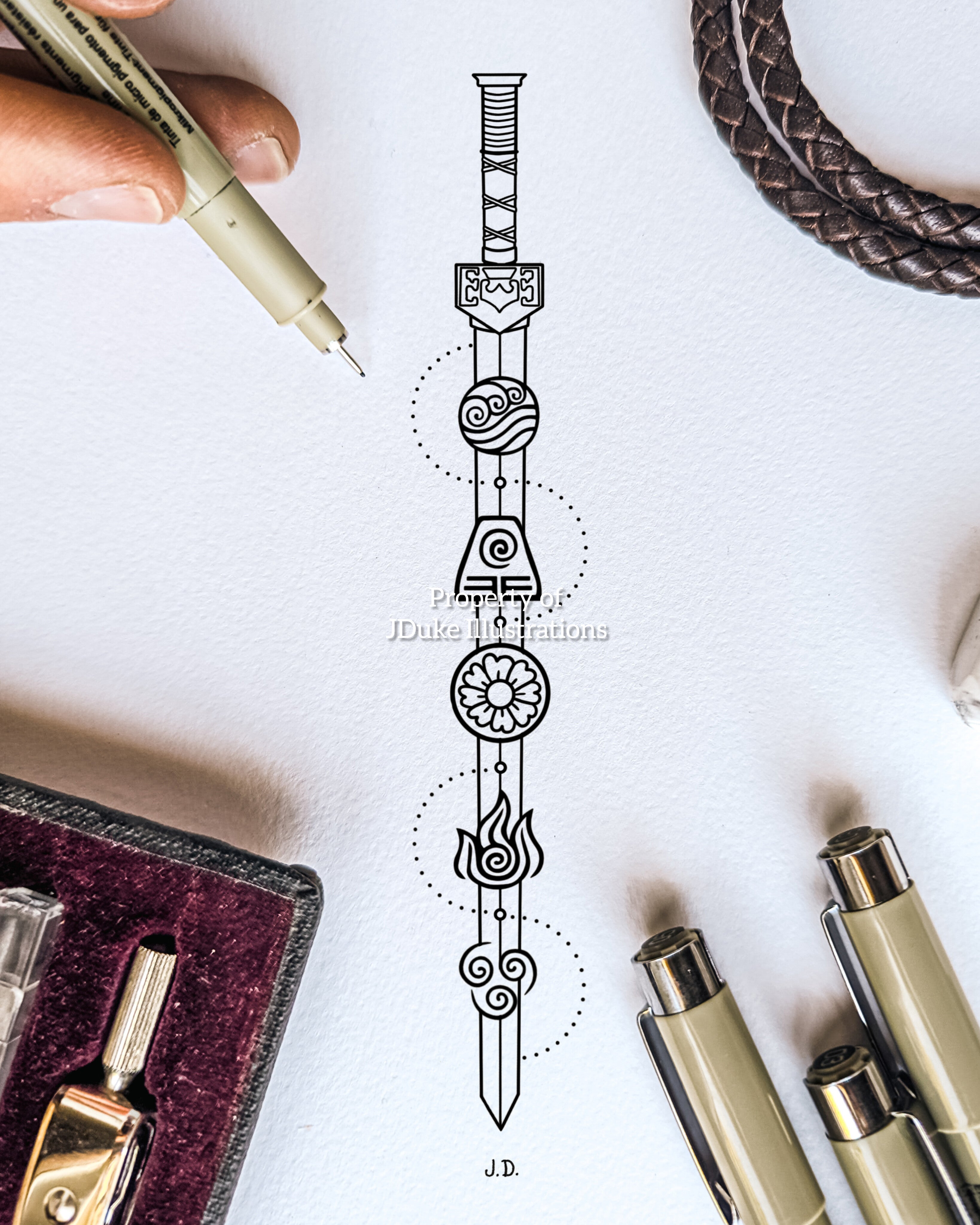 Avatar The Last Airbender Inspired - Design 3 - Sokka Sword – JD ...
