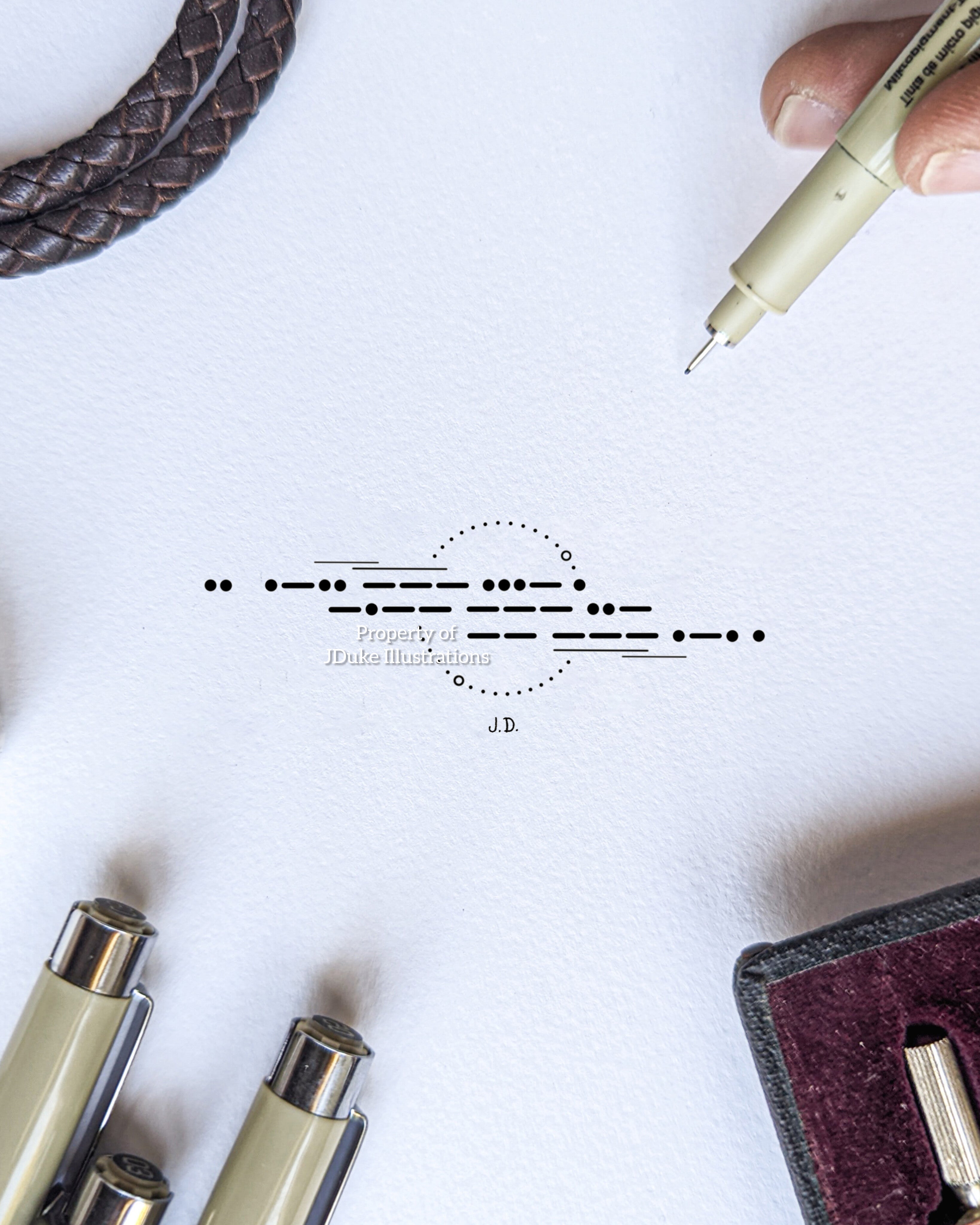 I Love You More - Morse Code – JD Illustrations Ltd
