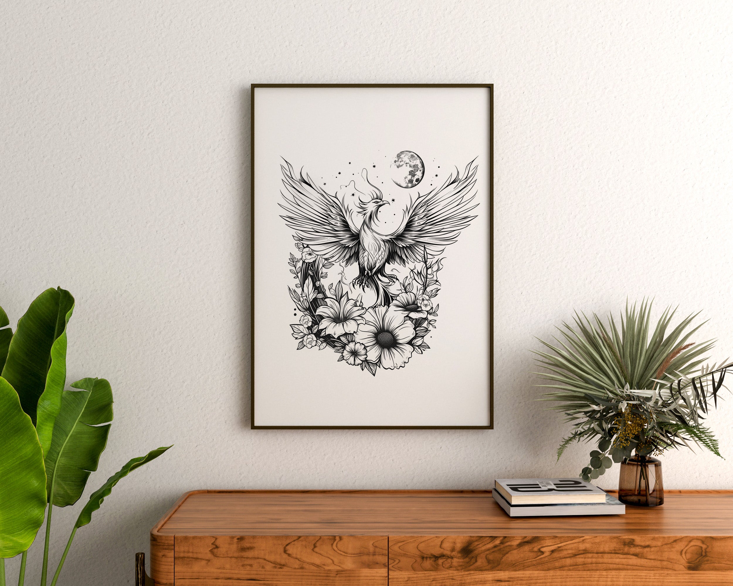 Floral Phoenix 4 – JD Illustrations Ltd